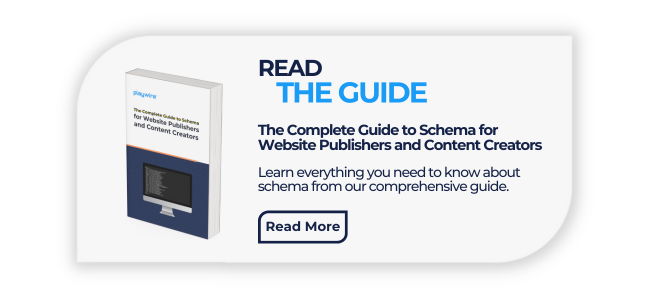 Schema Guide | Playwire